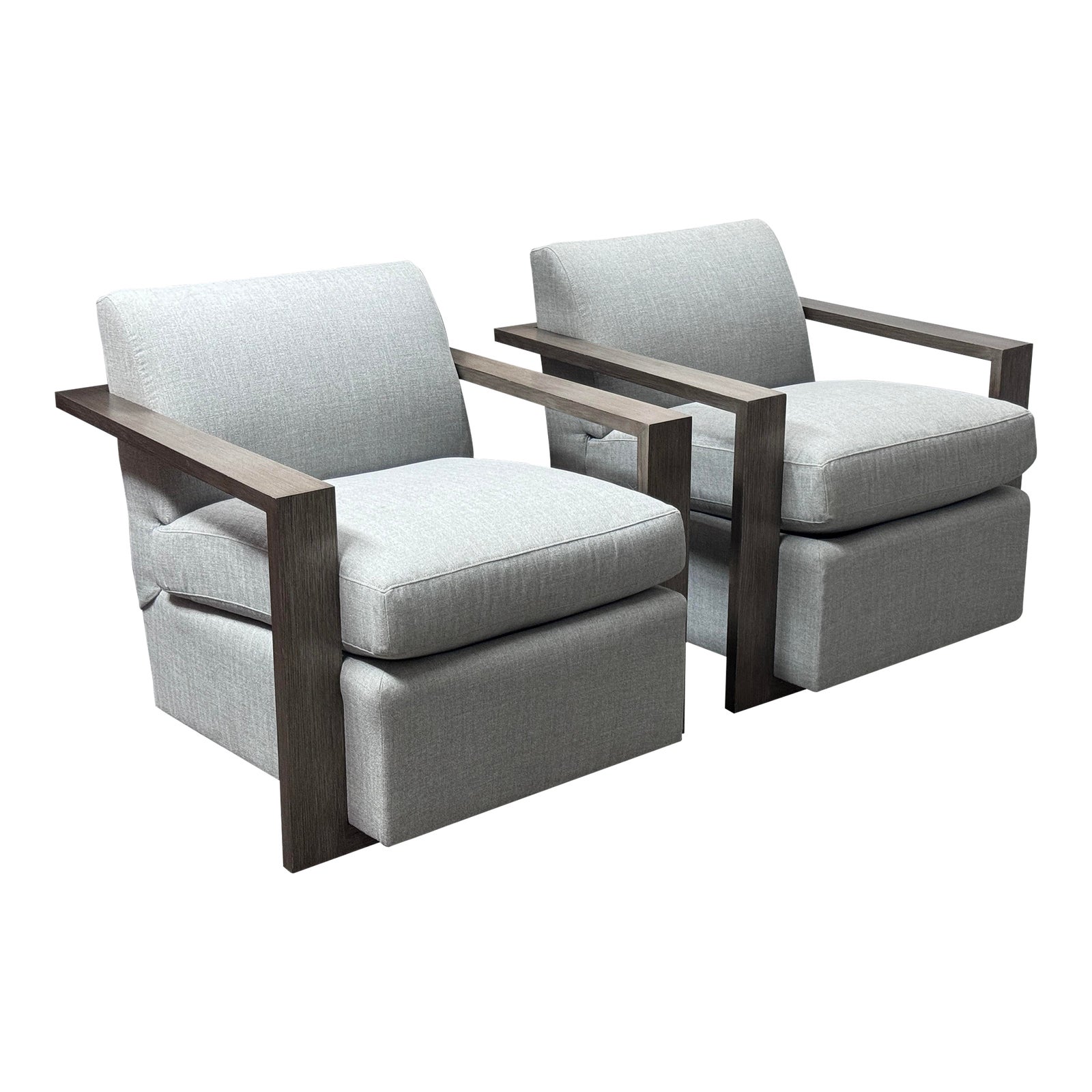 Vanguard Troy Club Chairs by Thom Filicia, a Pair | Chairish