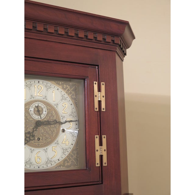 Sovereign Hancock Cherry Corner Grandfather Clock | Chairish