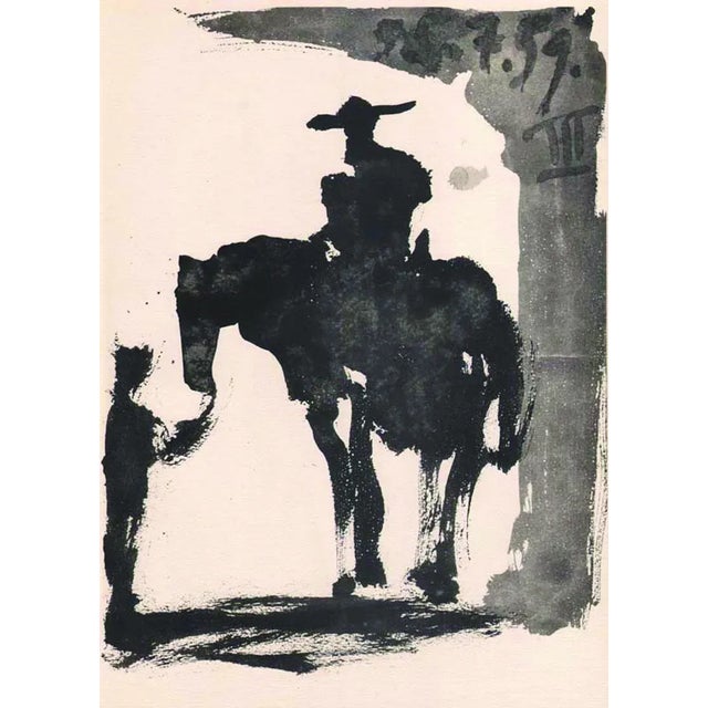 1961 Pablo Picasso Toros Y Toreros 3 Dated 5/7/59 | Chairish