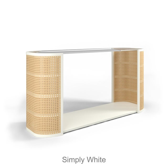 Lola Console Table - Simply White | Chairish