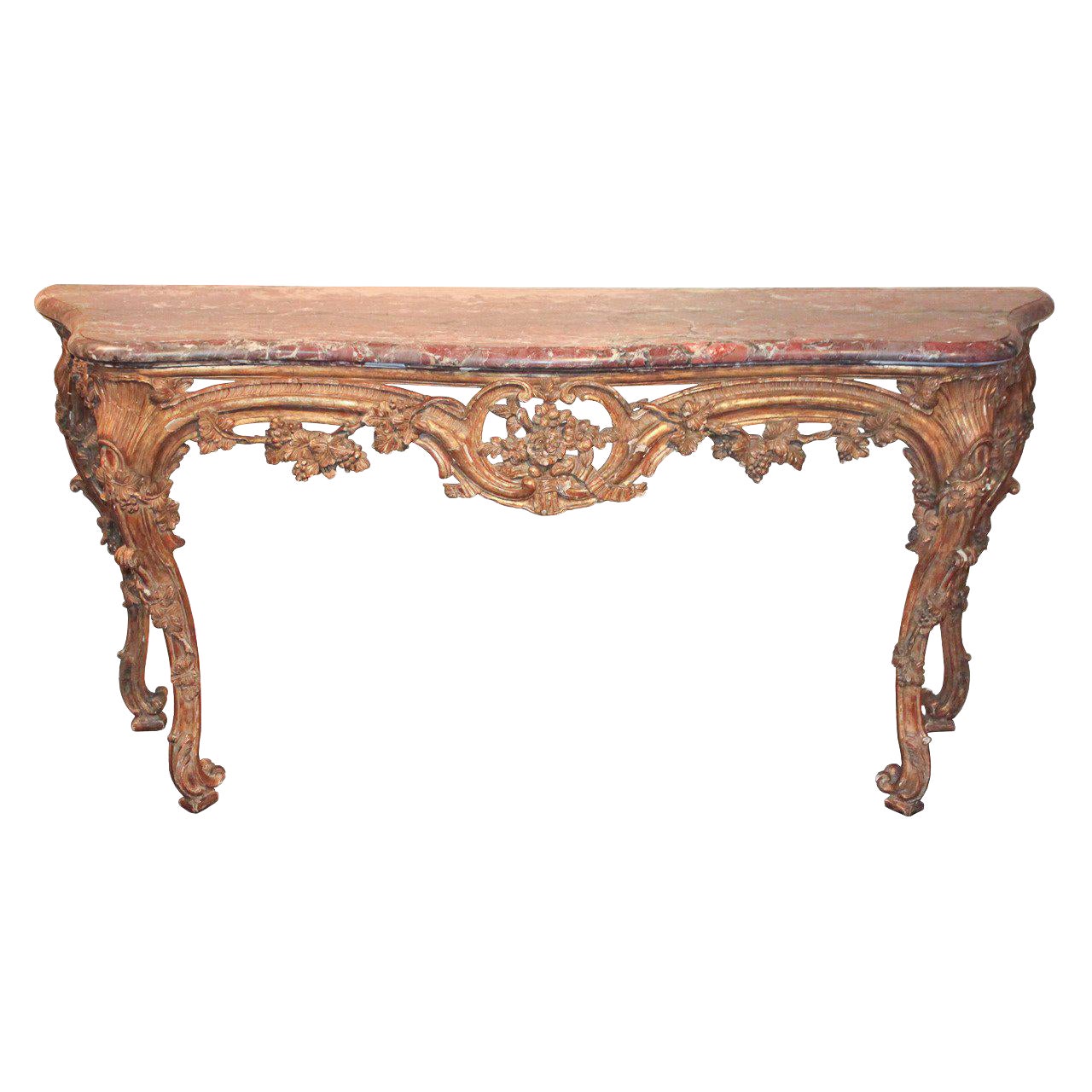 19th Century French Louis XV Console | Chairish
