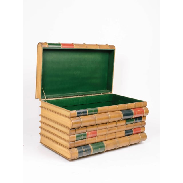 Faux Stack of Books Trunk ‘Coffee Table’ | Chairish