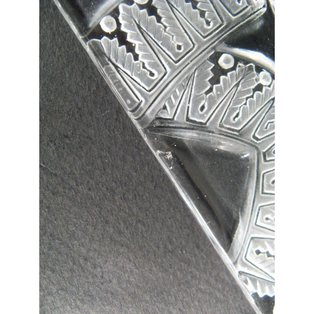 Vintage Lalique "Chantilly" Pressed Glass Bowl - Fern Motif | Chairish