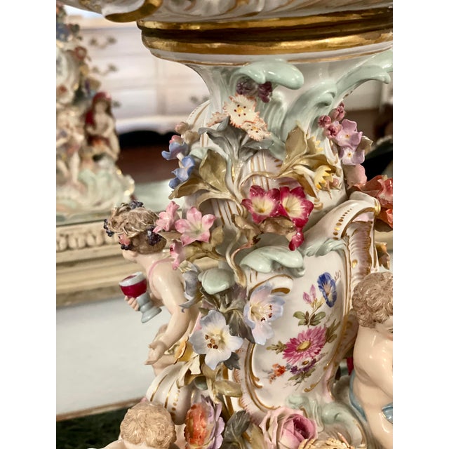 Mid 19th Century Meissen Fruit Basket/Centerpiece | Chairish