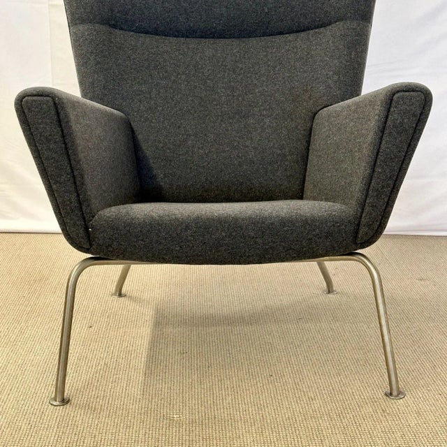 Mid-Century Modern Wing / Lounge Chair by Hans Wegner for Carl Hansen ...