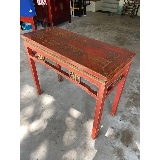 Mid 19th Century Chinese Antique Console Table | Chairish