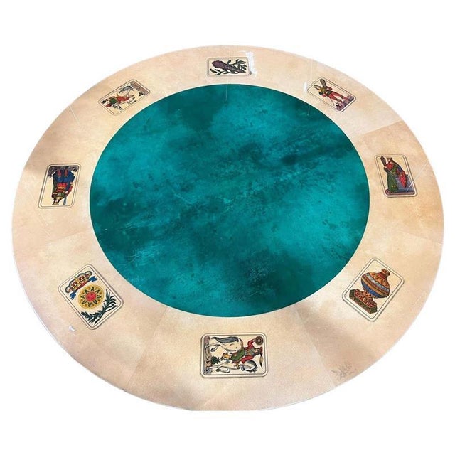 1950s Game Table Set Attributed to Aldo Tura | Chairish