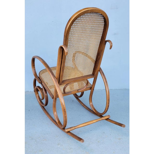 Vintage Bentwood Rocking Chair | Chairish