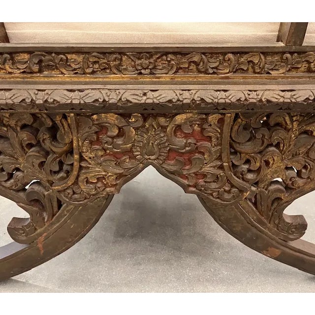 19th Century Antique Thai Howdah Chair Elephant Saddle | Chairish