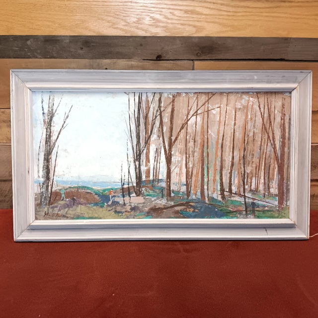 1950s Vintage Oil Painting by Syracuse Ny Artist John Boyson ...