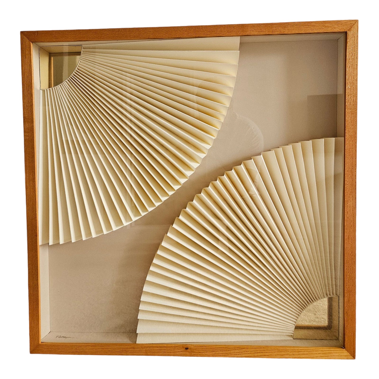 1970s Greg Copeland Original Artwork Abstract Layered Paper Wall ...