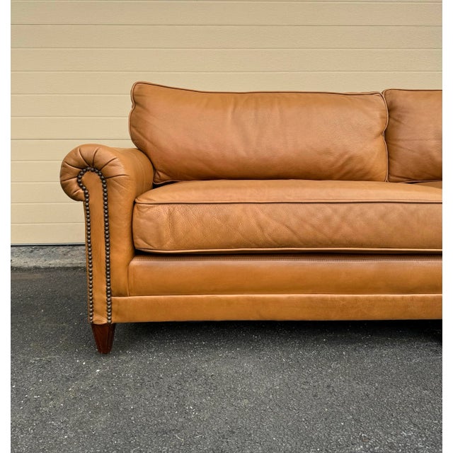 Ralph Lauren Macintyre Leather Sofa Chairish