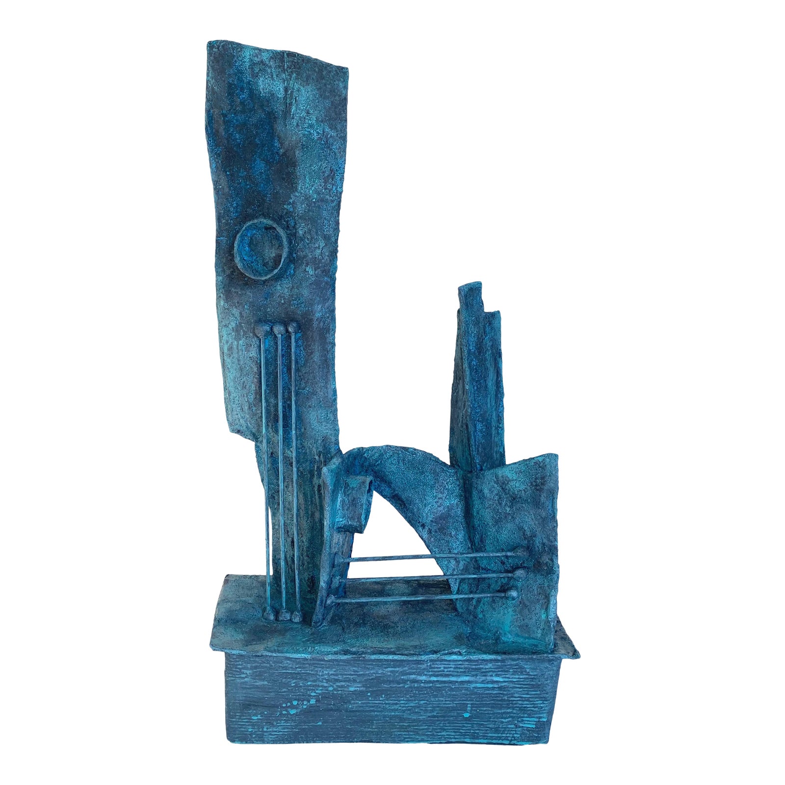 Mid Century Modernist Cubist Abstract Sculpture Chairish