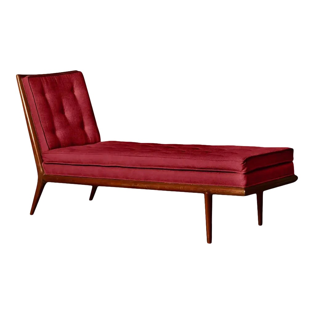 Modern Medellin Mid-Century Style Chaise | Chairish