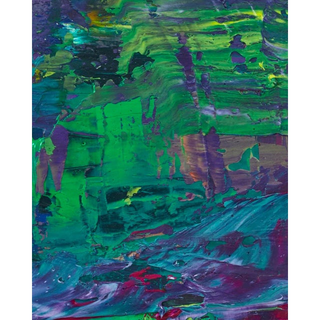 "Colourscape 66" Small Colourful Abstract Oil Painting by Simon Findlay ...