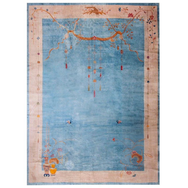 Antique Chinese Art Deco Rug 12'0" X17'6" | Chairish