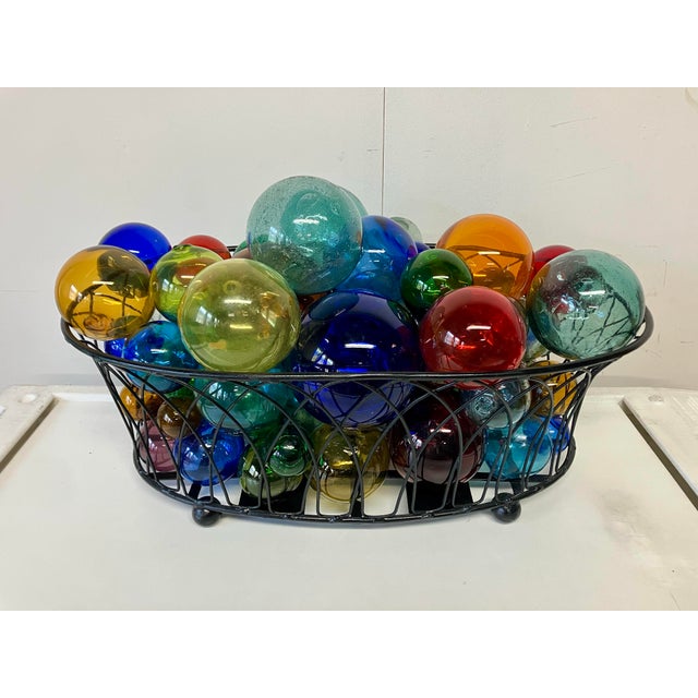 Vintage Japanese Glass Fishing Float Collection - 72 Pieces | Chairish