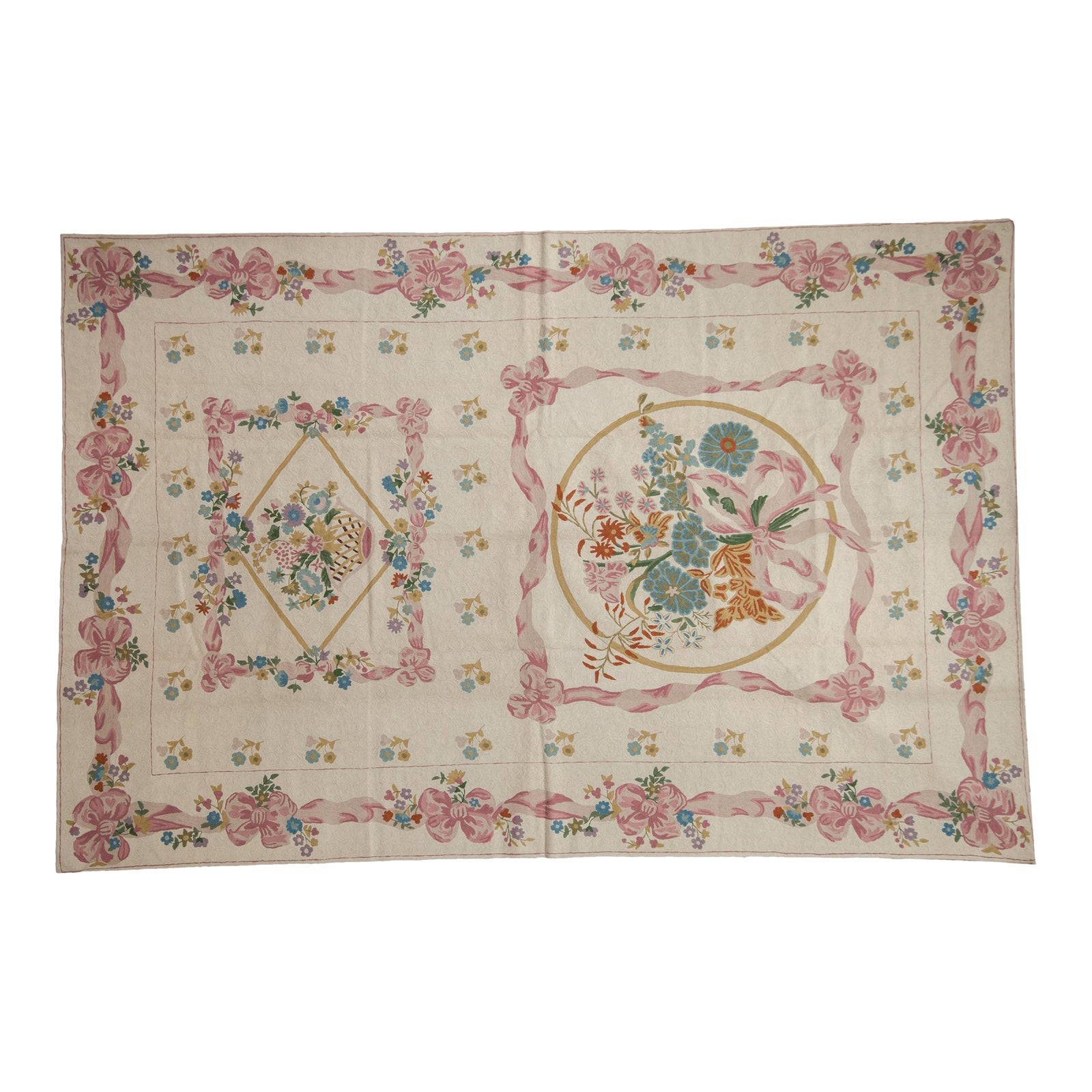 Vintage Chainstitch Carpet - 6' X 8'11" | Chairish