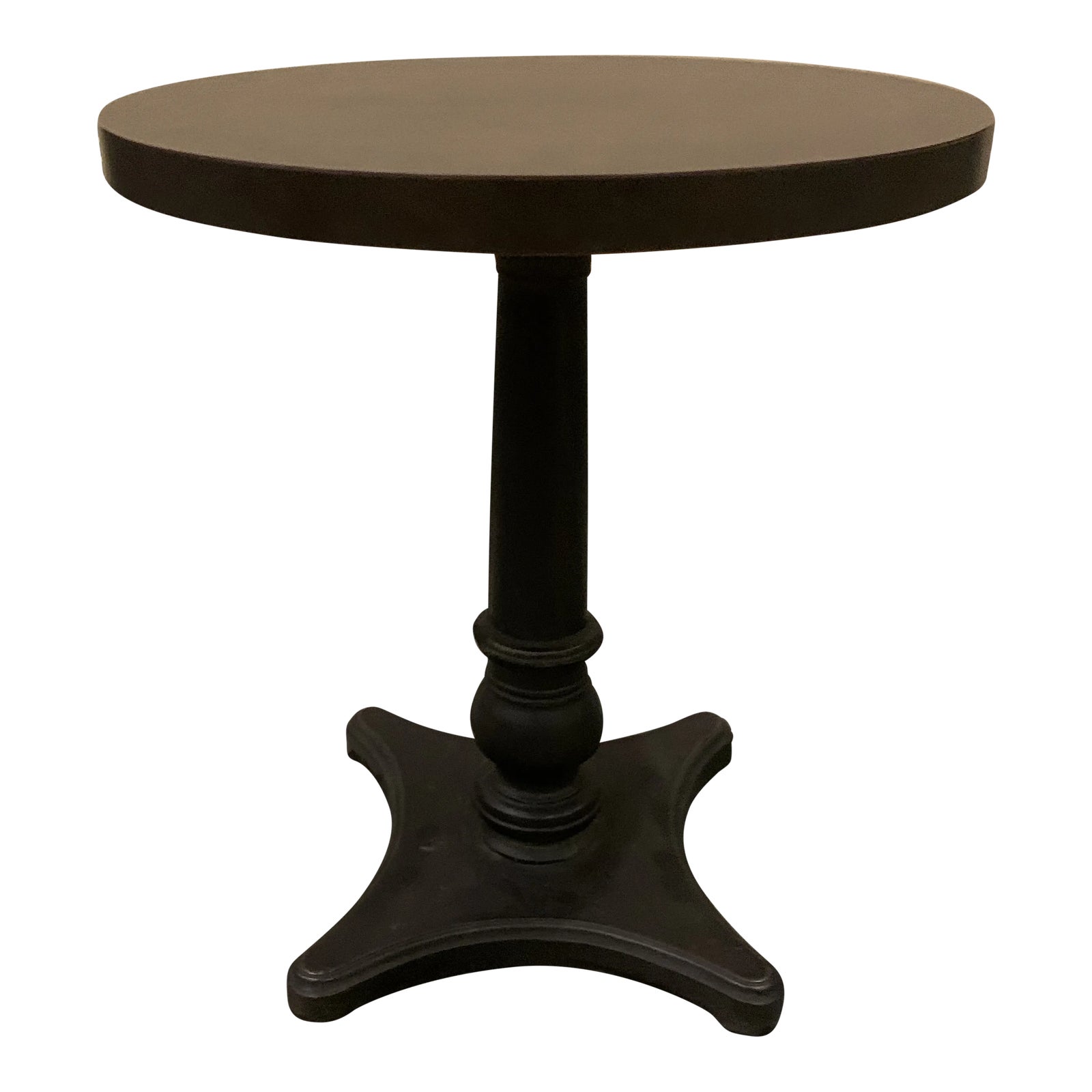 Vintage Side Table Decorative Iron Base | Chairish