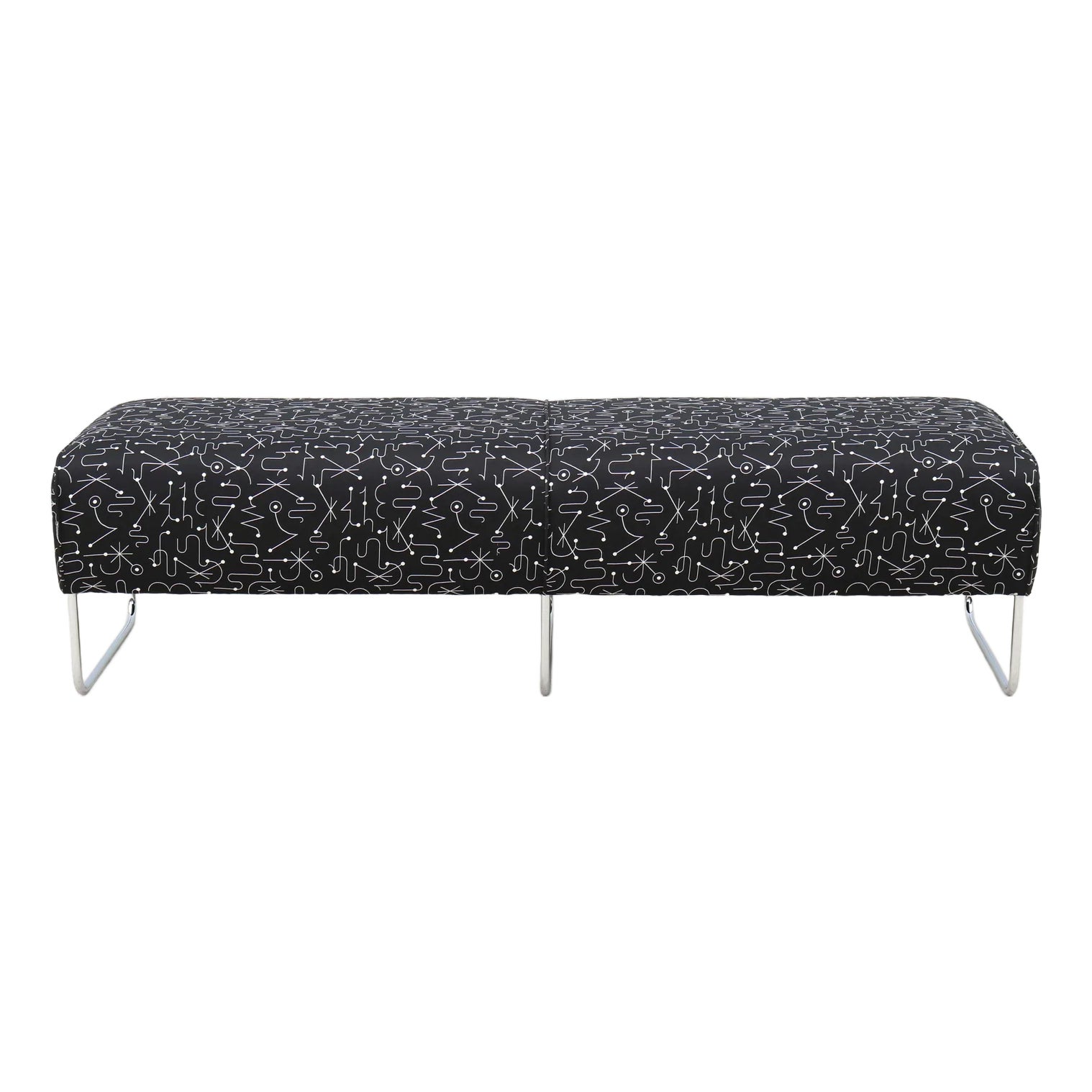 Modernist Jeffrey Bernett for Bernhardt Design Balance Three-Seat Bench ...