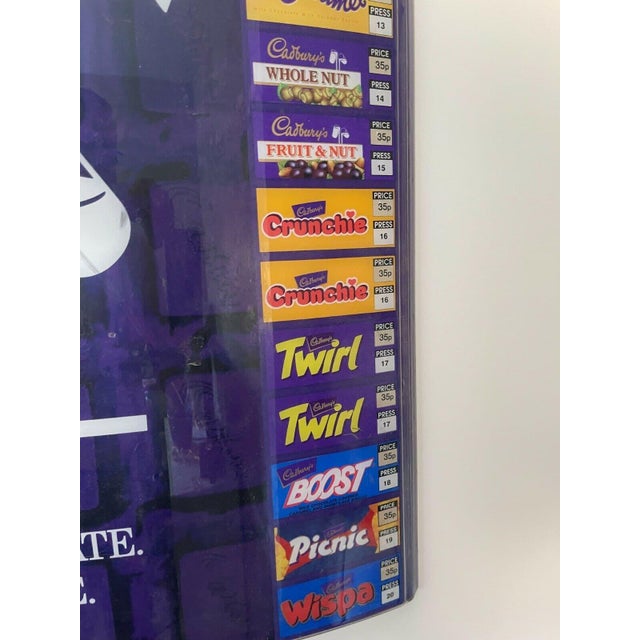 Vending Machine Front from Cadburys, 1990s | Chairish