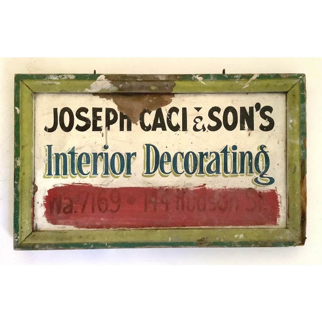 Circa 1930s Interior Design Sign | Chairish