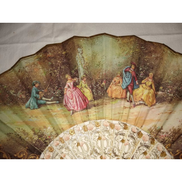 Antique European Hand Fan | Chairish