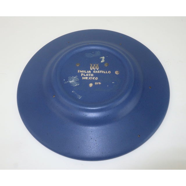 Emilia Castillo Ceramic Pottery Celestial Cup & Saucer With Silver ...