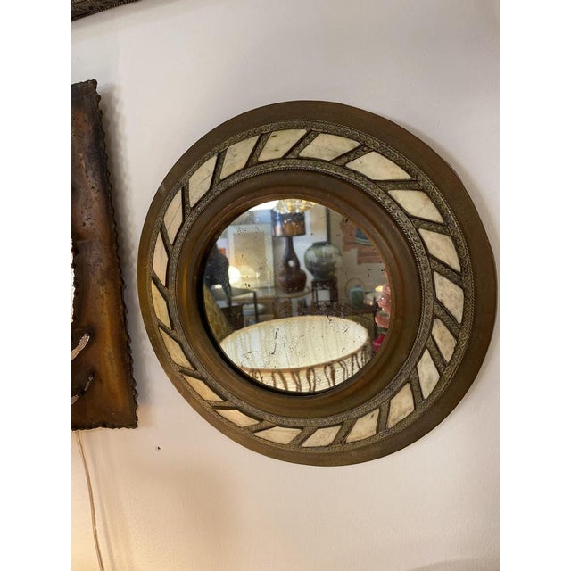 African Art Wall Mirror | Chairish