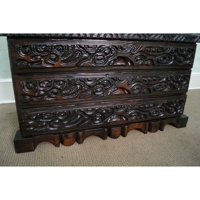 Witco Tiki Elvis Jungle Room Redwood Armoire Chairish