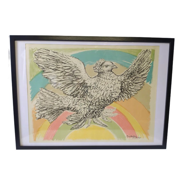Pablo Picasso, Composition, 1952, Lithograph, Framed | Chairish