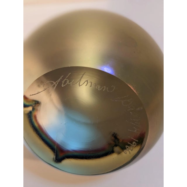 1986 Stuart Abelman Art Nouveau Paperweight | Chairish