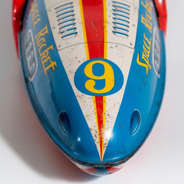 1970's Japanese Tin Toy Rocket 'Space Rocket 9' Made by Masudaya ...