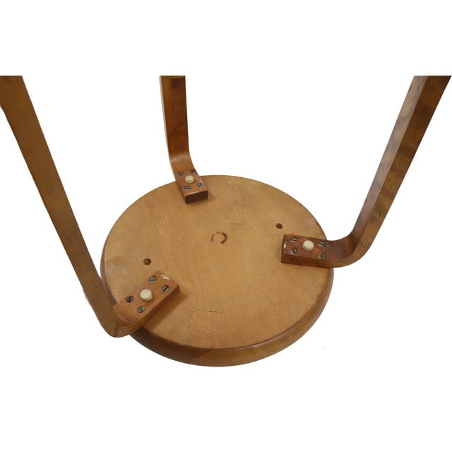 Swedish Made Taboret Table in the Style of Aalto | Chairish