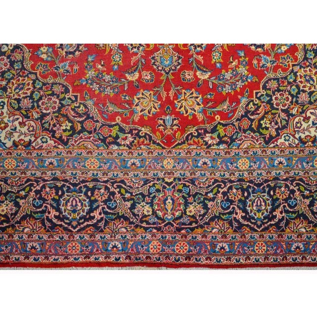Traditional Kashan Rug | Chairish