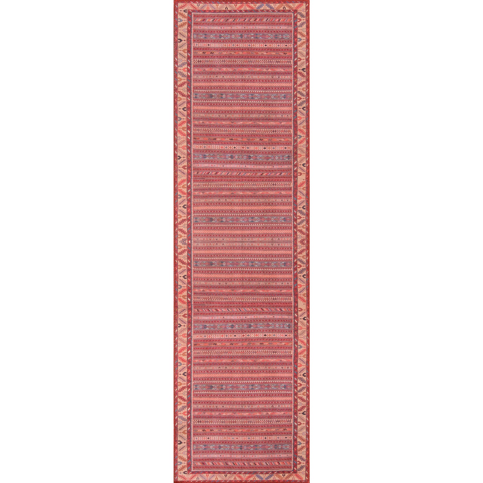 Turkish Momeni Afshar Runner Rug - 2′3″ × 7′6″ | Chairish