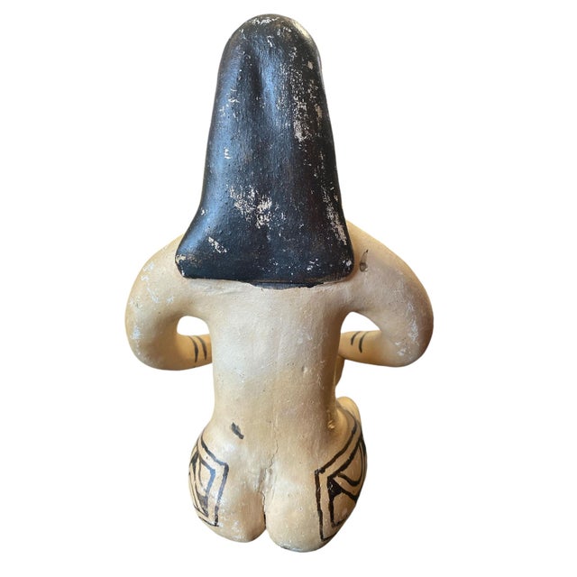 Vtg Karaja Brazil Clay Primitive Sculpture ~ Clay Tribal Made Female ...