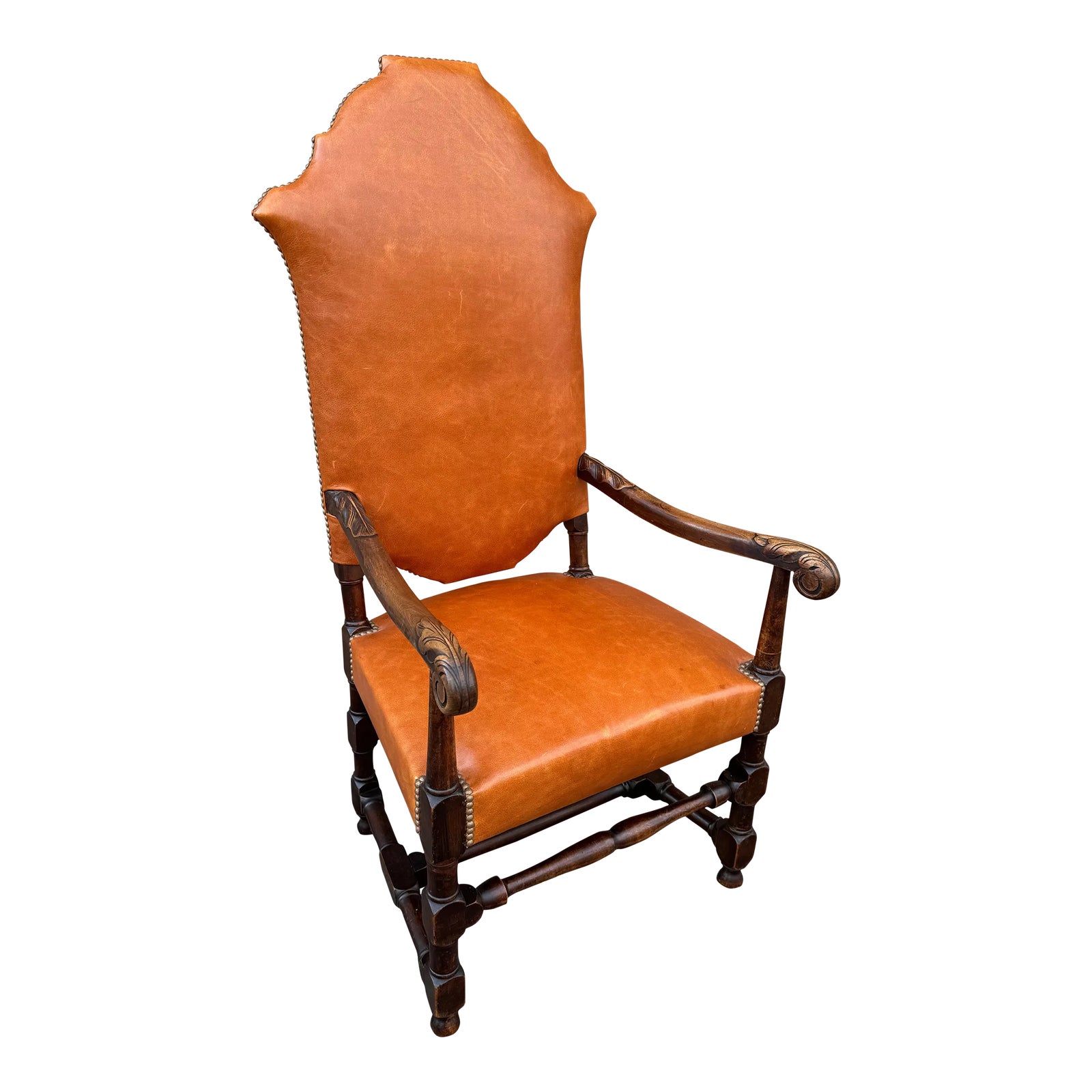18th Century French Throne Chair | Chairish