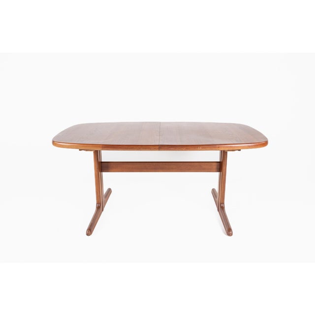 Dyrlund Style Mid Century Teak Dining Table | Chairish