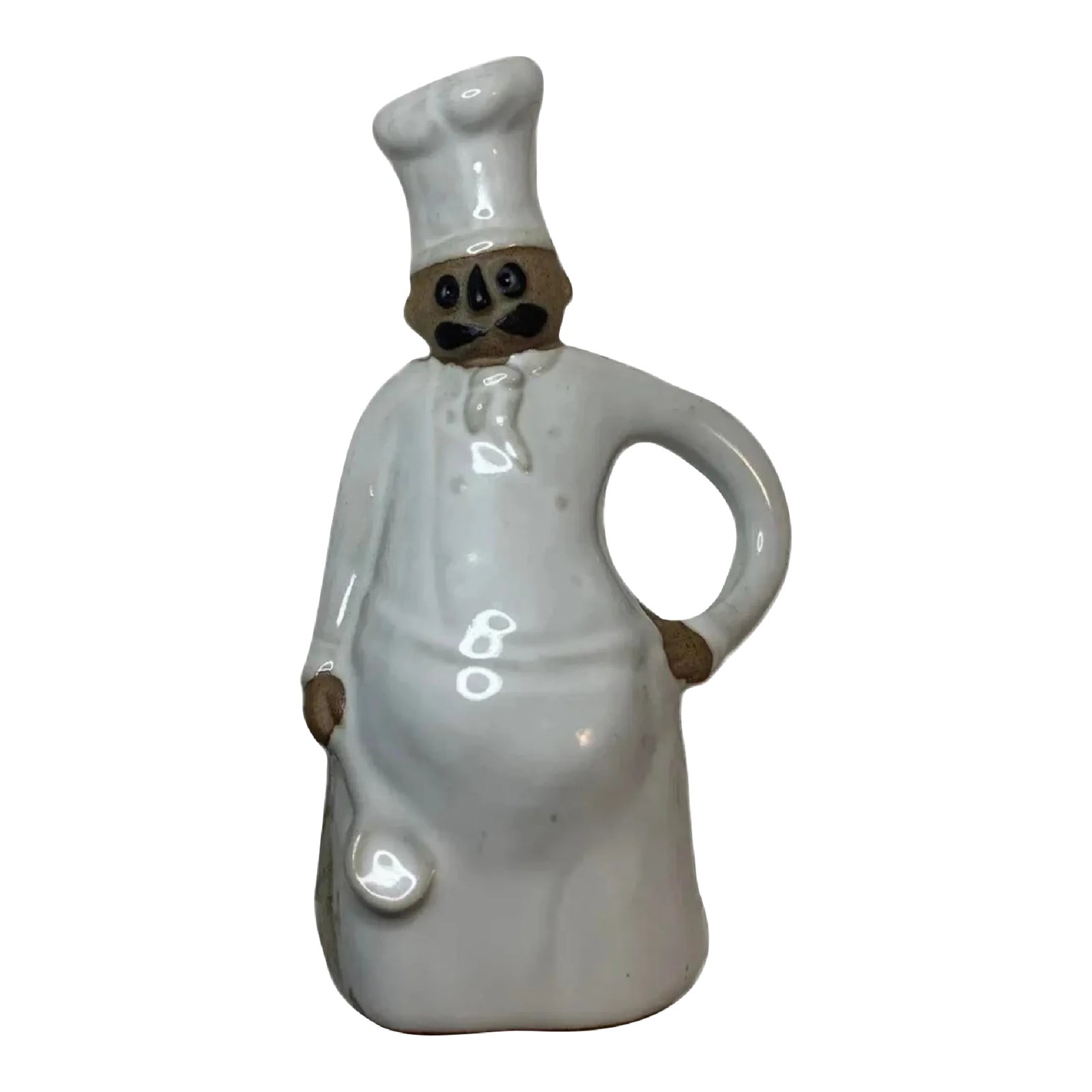 Mid-Century Takahashi Japan Ceramic Chef Bell | Chairish