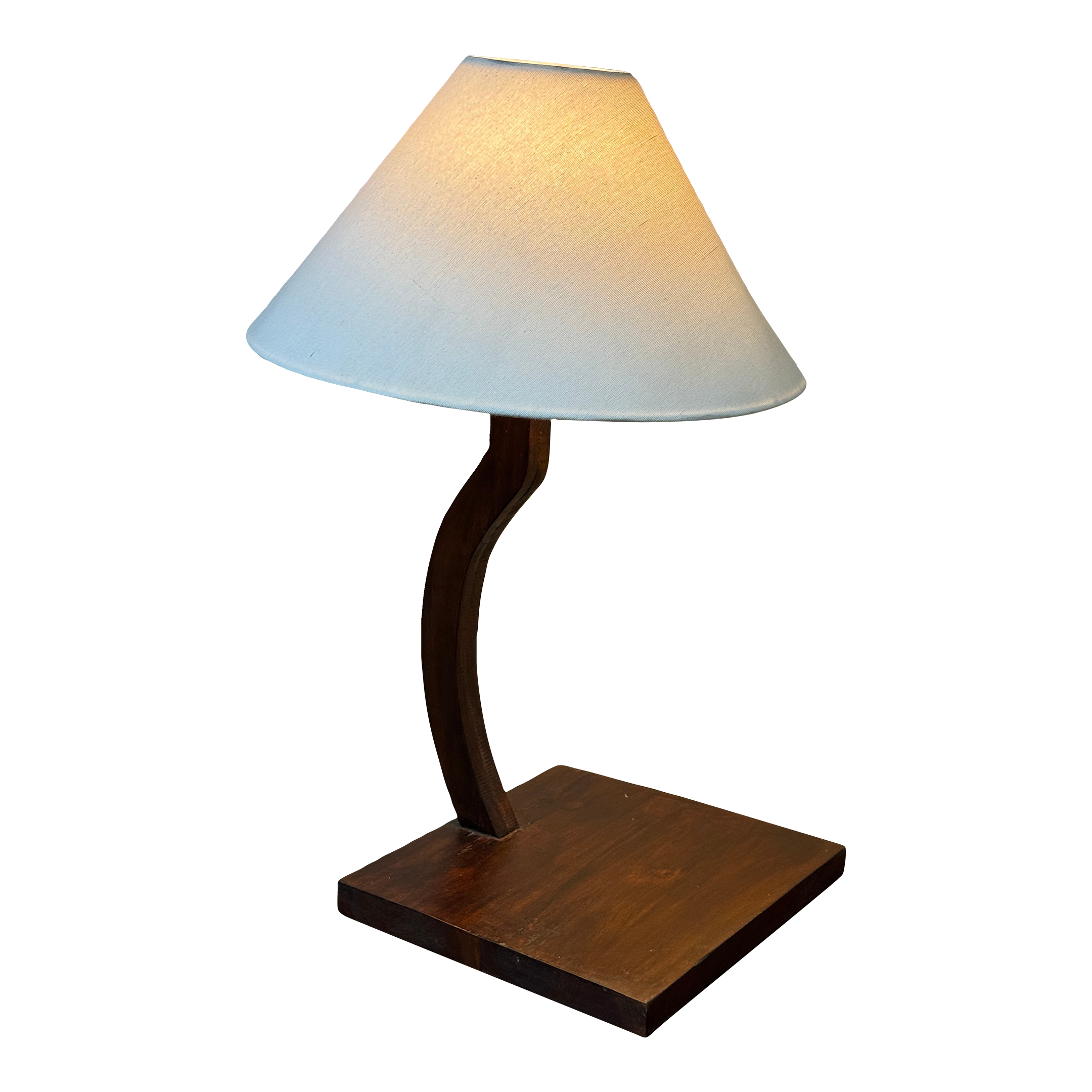 Vintage Wood Display Table Lamp - $199 | Kashew | Kashew