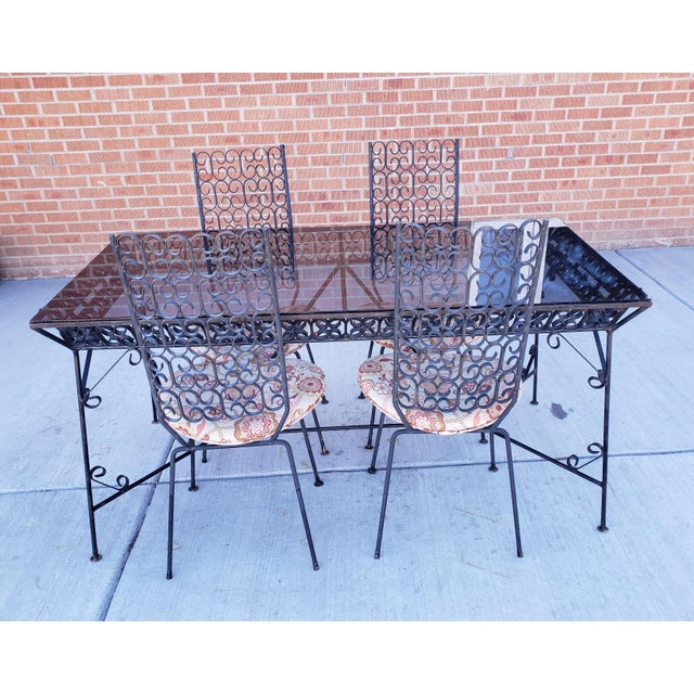 Arthur Umanoff Mid Century Modern Granada Dining Table With 4 Chairs