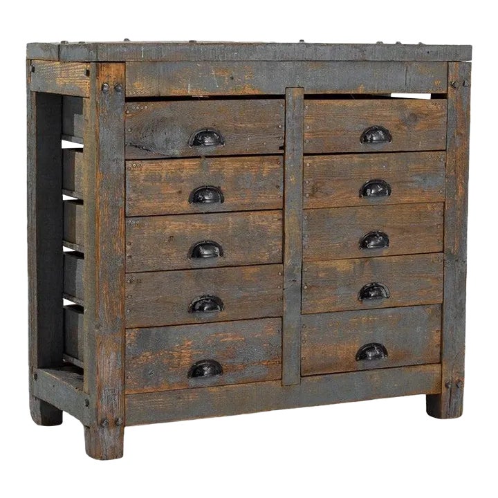 20th Century, French Industrial Drawer Bank | Chairish