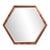 Felix Hexagon Mirror | Chairish