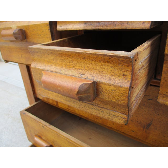 Large Antique Primitive Chest of Drawers or Storage Cabinet | Chairish