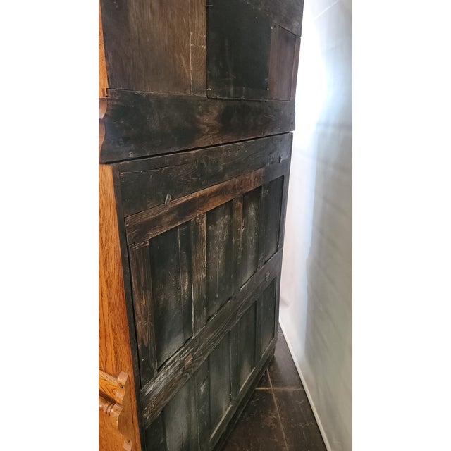 Antique Victorian Oak Pump Organ With Mirror | Chairish