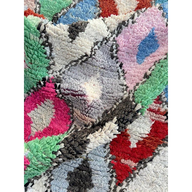 Vintage Colorful Pastel Traditional Handwoven Berber Moroccan Rug ...