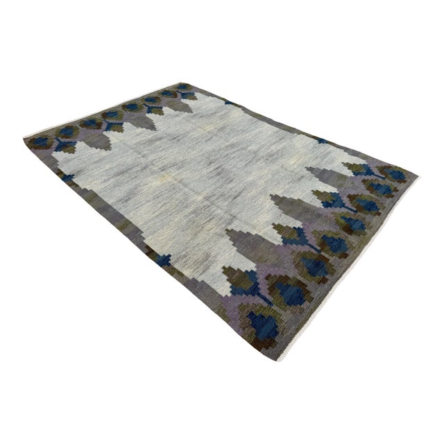 Swedish Flatweave Rug by Judith Johansson, 1950s | Chairish