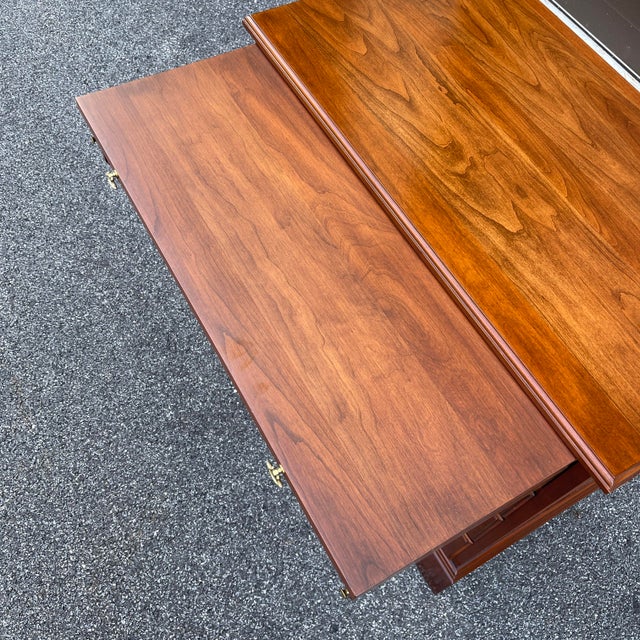 1980s Henkel Harris Virginia Galleries Chippendale Wild Black Cherry 4 ...