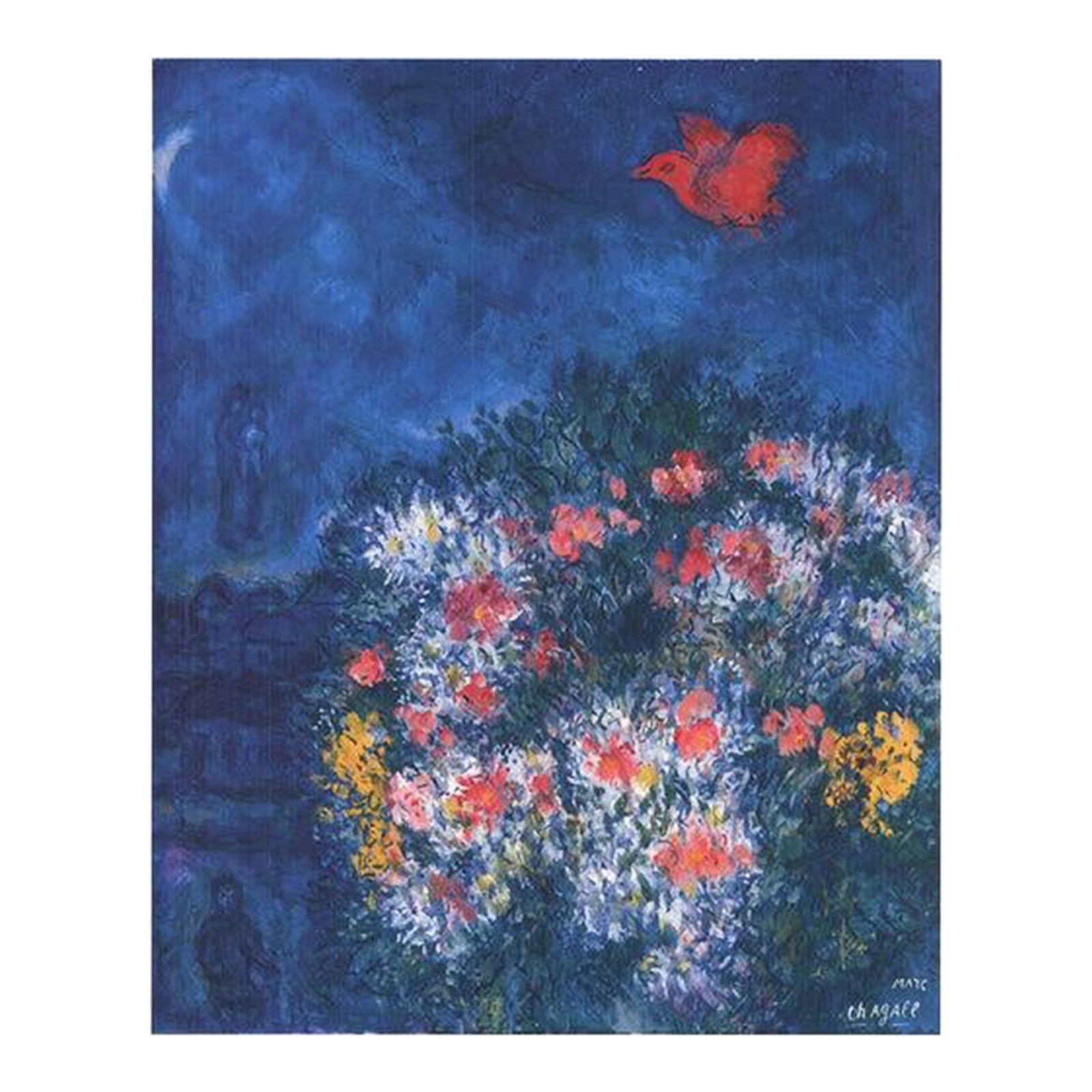 Marc Chagall the Red Bird, 2008 | Chairish